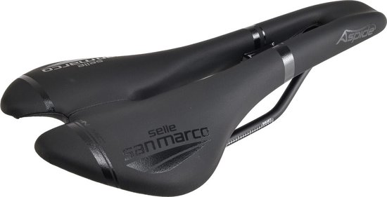 Selle San Marco Aspide Open-fit Dynamic Breed Zadel Zwart 142 mm | bol