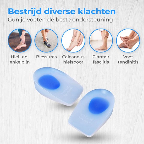 Hielspoor Zooltje - Gelzooltjes voor schoenen - Maat 40-45 - 2 Stuks | bol