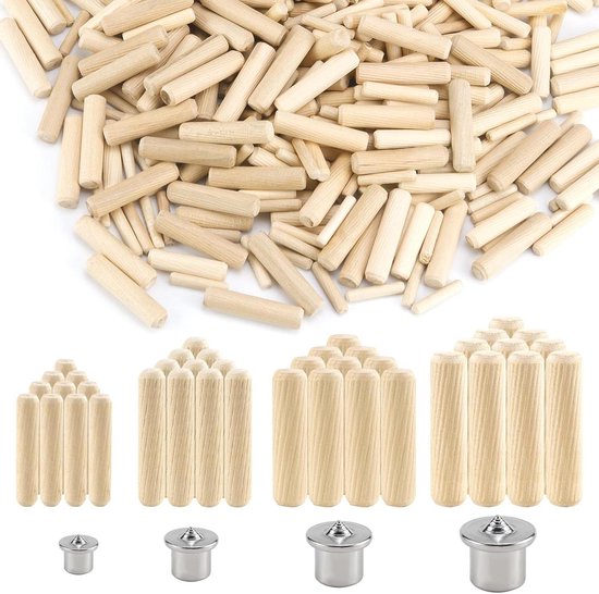 Allecto Plus - Houten Pluggenset Assortiment 500 Stuks M6 M8 M10 M12 ...