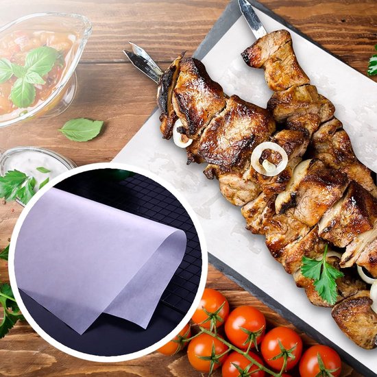 Bakpapier 100 vellen rechthoekig kaaspapier 33 x 23 cm - waterdicht ...