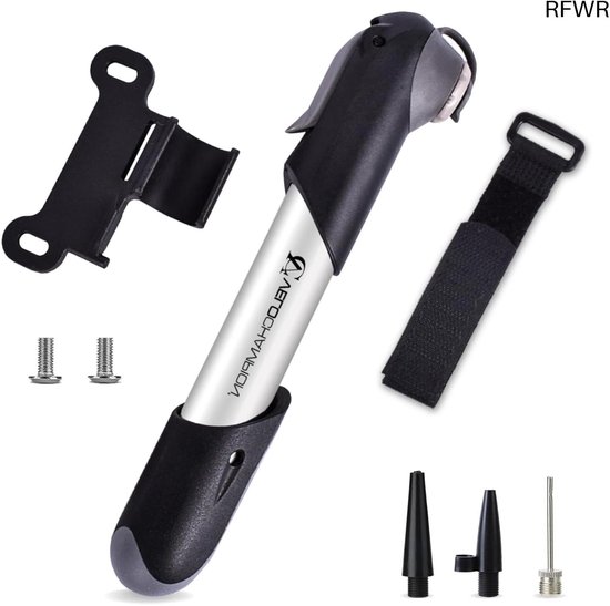 RFWR® Mini Fietspomp voor Presta, Schrader en Dunlop - Compact, Draagbaar en Snel | bol