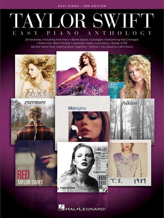 Taylor Swift Easy Piano Anthology | 9781705192726 | Boeken | bol