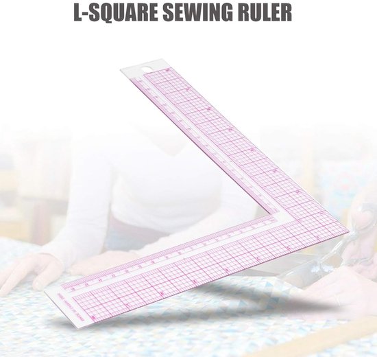 Plastic L-Square Ruler - L-Square Shape Ruler - Franse Curve - Naaien ...