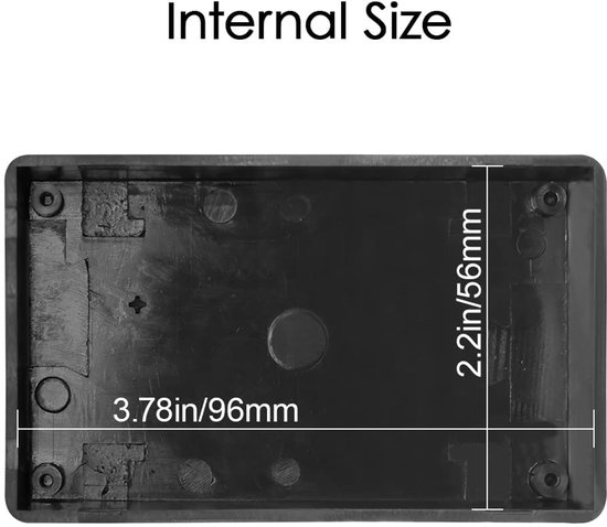 6 Stuks Elektronische Behuizing - Plastic Junction Box ABS Project Box ...