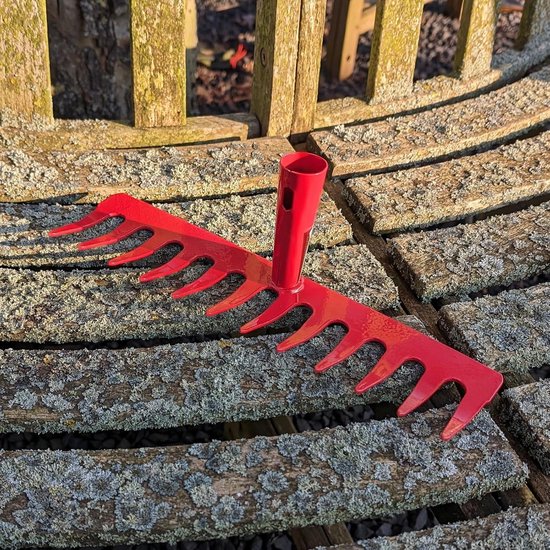 Rake lawn ground rake with metal teeth, available with or without ...