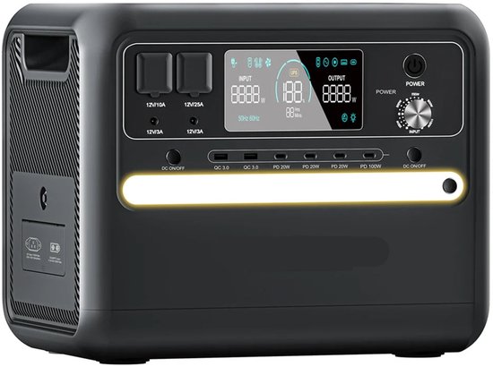 Draagbare Power Station – Mobiele Stroomvoorziening – Noodstroomgenerator – Outdoor... | bol