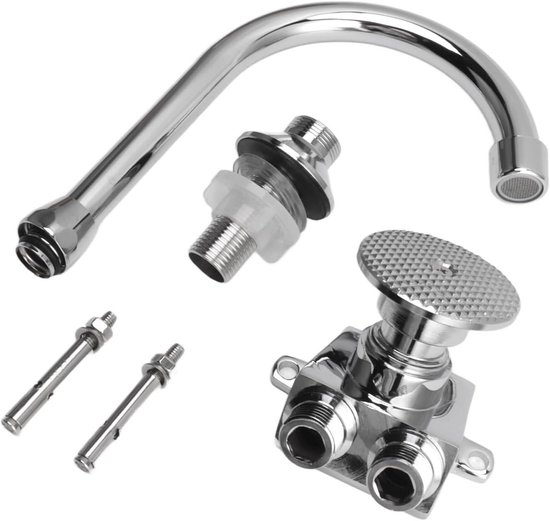 Flexibele Slang Touchless Floor Mount Voet Controle Kraan voor Keuken ...