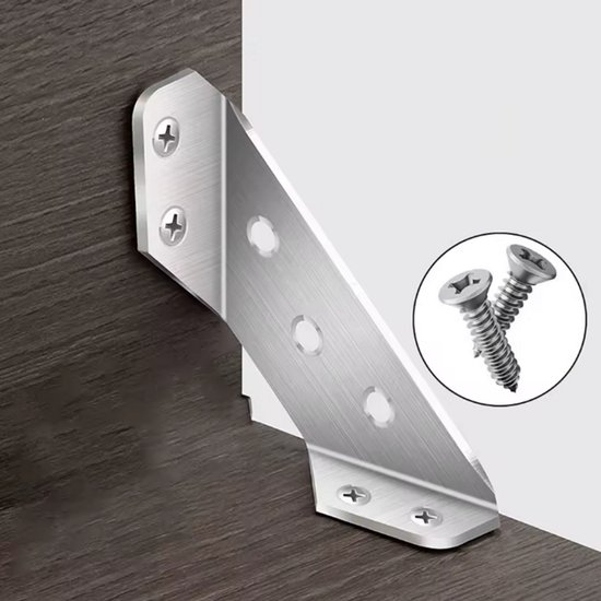 FSW-Products - 4 Stuks Hoekbeugels - Hoekverbinder - Hoekanker ...
