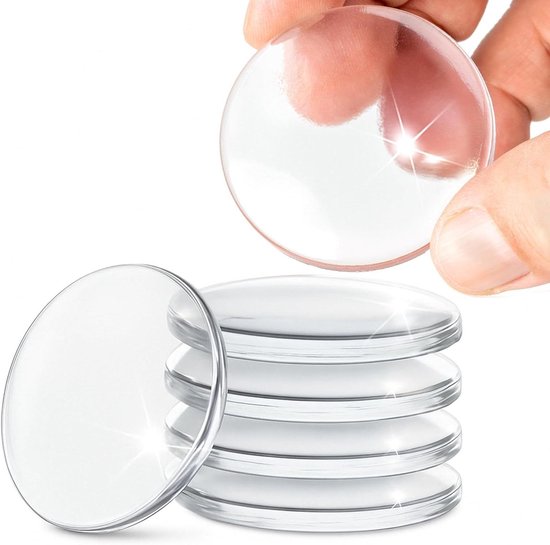 6x Wall Buffer Self-Adhesive Door Stopper - 5 cm Door Holder for Wall ...