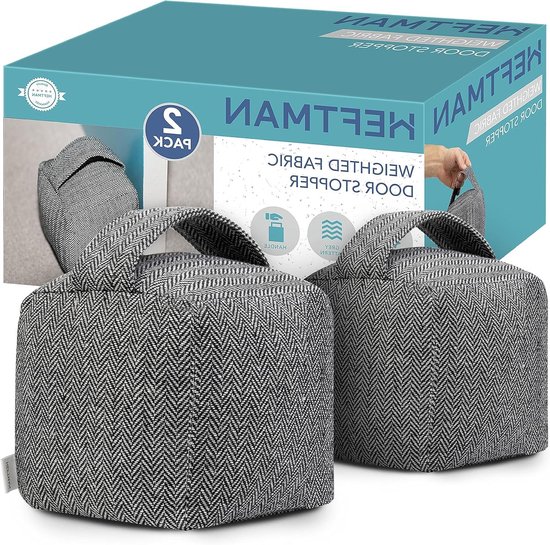 Decorative Fabric Sandbag - Door Stopper Bottom Bag with Handle - 2 ...