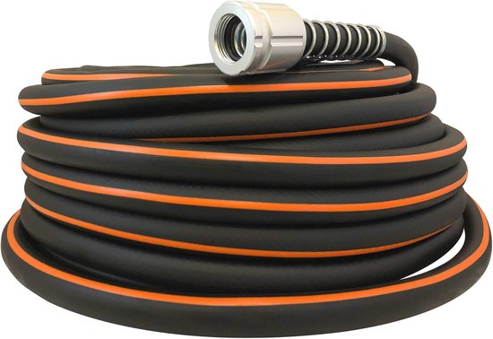 Pro Performance Rubber Tuinslang 15,2 m - Flexibele Tuinslang voor Elk ...