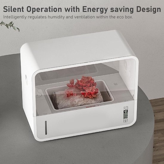 Allecto Plus - Mushroom Kweektent met LED Verlichting voor Hydroponics ...