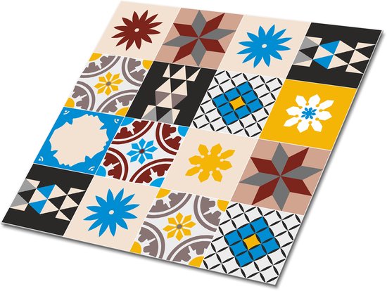 Tulup PVC Tegels - Oosterse Mozaïek Vinyl Tegels - 30 cm x 30 cm ...