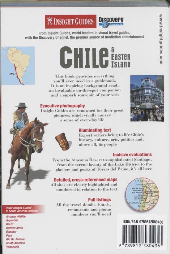 Chile Insight Guide, Guide engelstalig Insight | 9789812580436 | Boeken | bol.com
