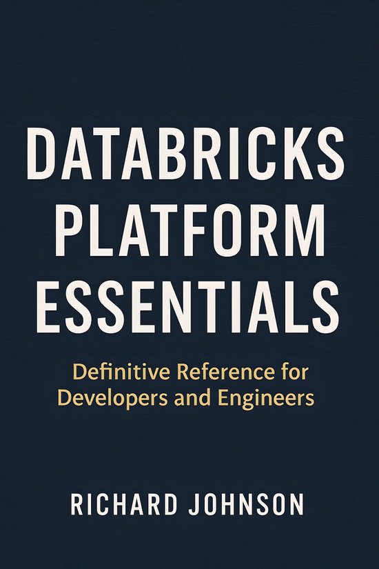 Databricks Platform Essentials (ebook), Richard Johnson | 6610000915118 ...
