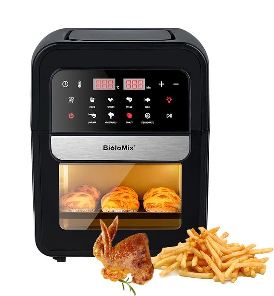 Airfryer – Heteluchtfriteuse – Multifunctioneel – 7 Liter – 8 Functies ...