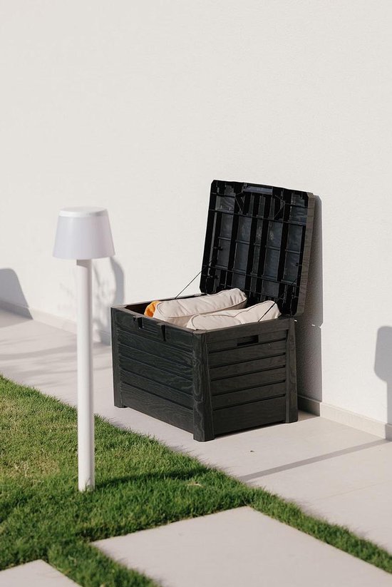 Compact Box van kunststof 120 liter kleur antraciet afmetingen 73 x 505 ...
