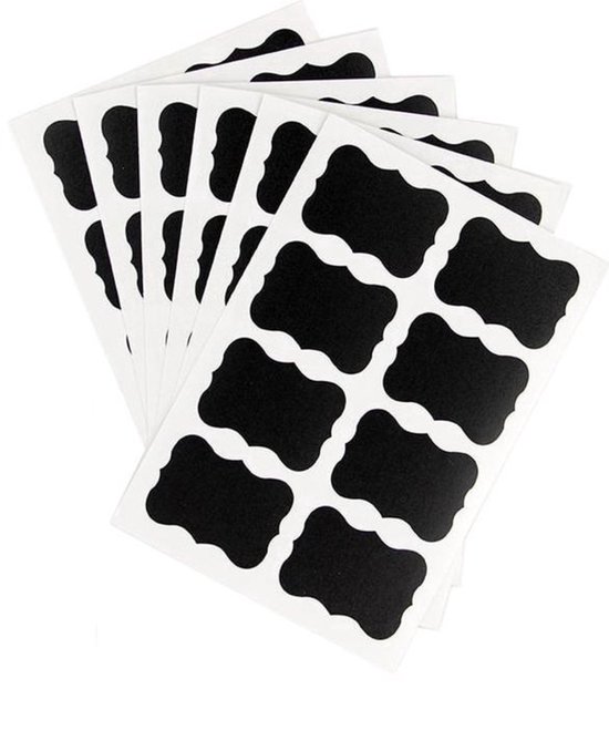 Scoby - Krijtbord Stickers - Etiketten Set - Luxe Labels - Blackboard ...