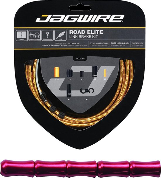Jagwire Road Elite Link remkabel rood | bol