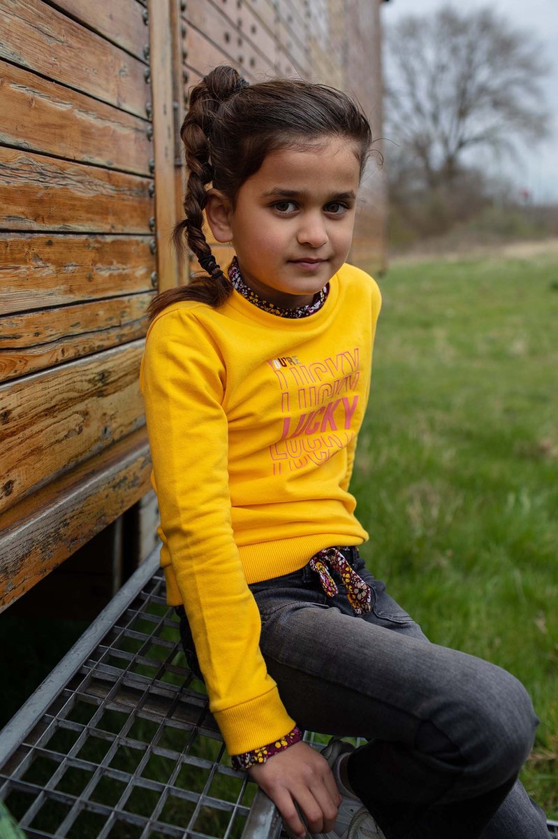 Quapi meisjes sweater Kato Yellow Sun | bol.com