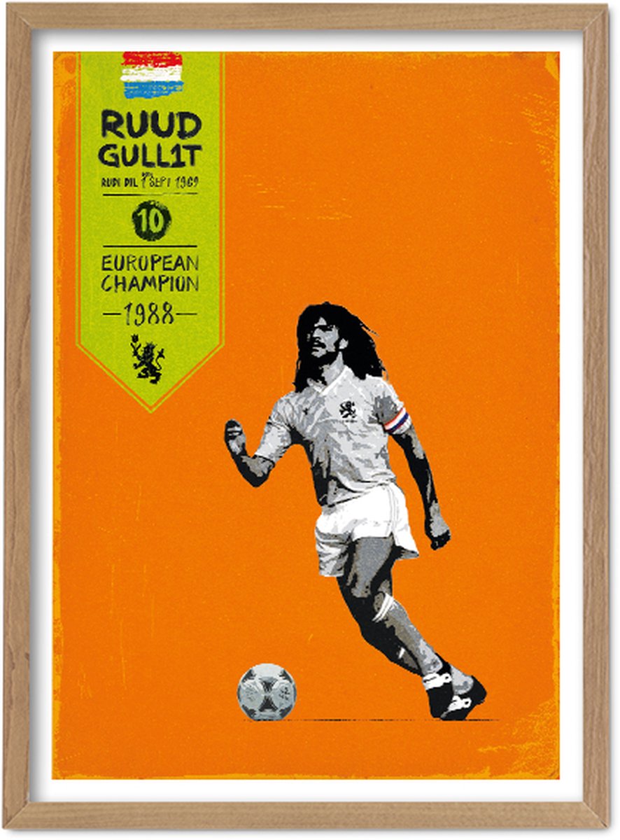 Ruud Gullit - Voetbal poster - FC Kluif | bol.com