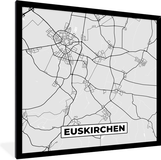 Fotolijst incl. Poster - Stadskaart - Plattegrond - Kaart - Euskirchen ...