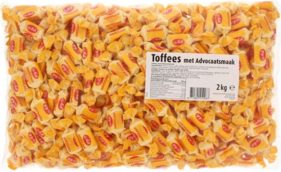 van Melle Advocaat Toffees - 2 kilo | bol.com