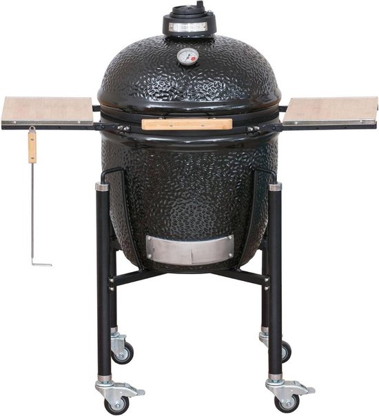 Monolith - kamado -Houtskoolbarbecue - Classic - Basic - zwart - met ...