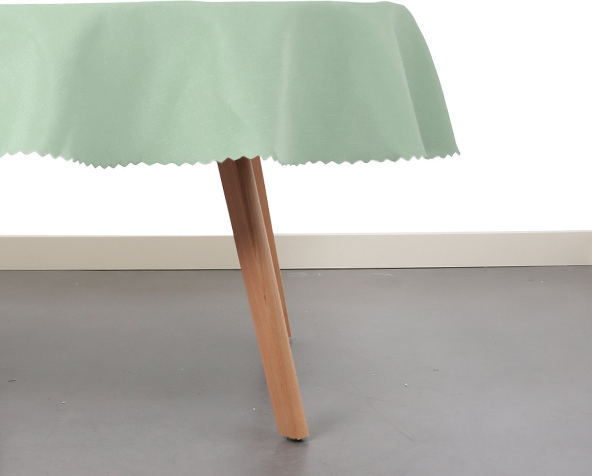 Raved Olijf Groen Rond Polyester Tafelkleed - 160 cm ø - Kreukvrij ...