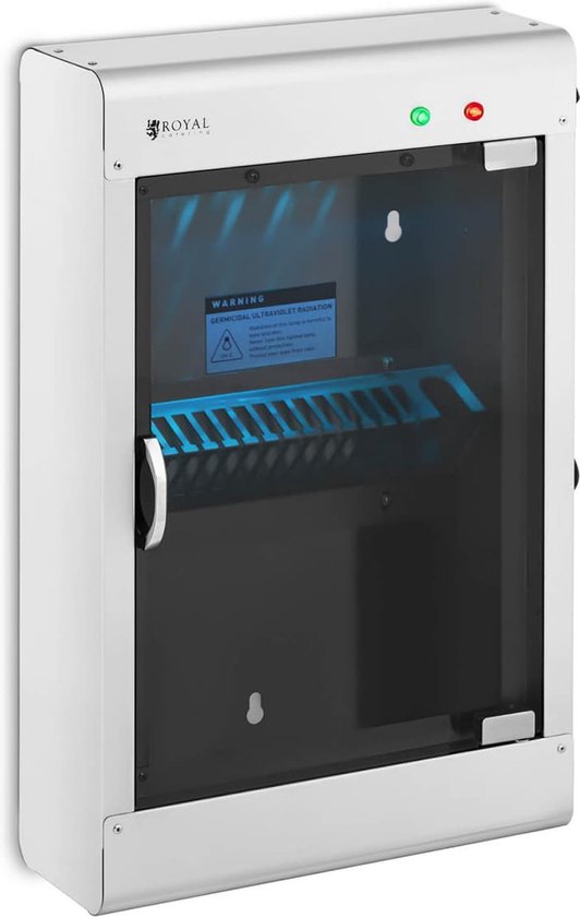 Royal Catering Messen - sterilisator - UV voor 14 messen - roestvrij ...