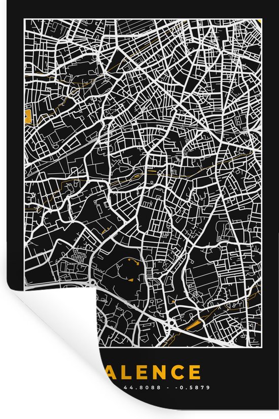 Stickers Stickers muraux - Talence - Carte - Carte - France - Plan de ...