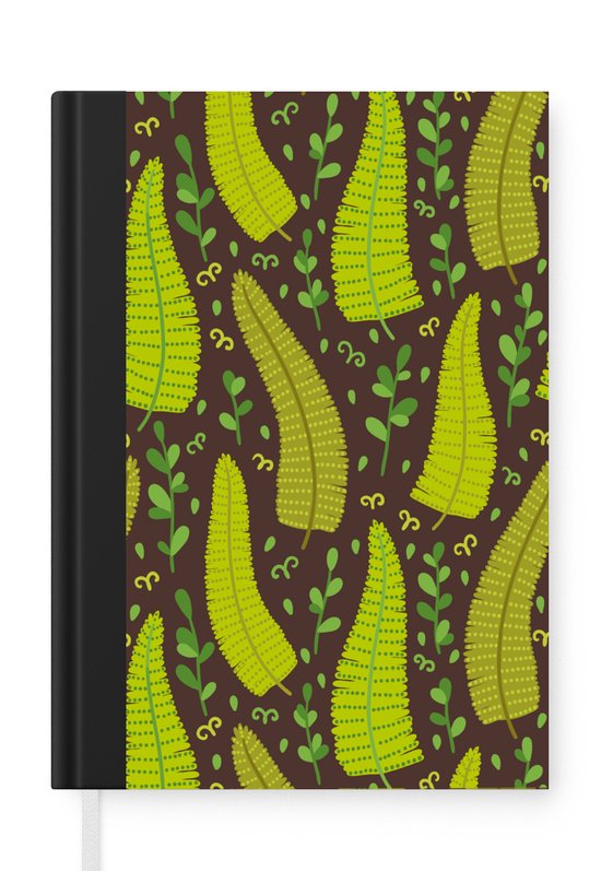 Carnet - Carnet d'écriture - Vert - Motifs - Végétal - Carnet - Format ...
