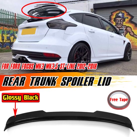 Aileron arrière pour Ford Focus MK3 MK3.5 ST-LINE 2012-2018 - Aileron ...