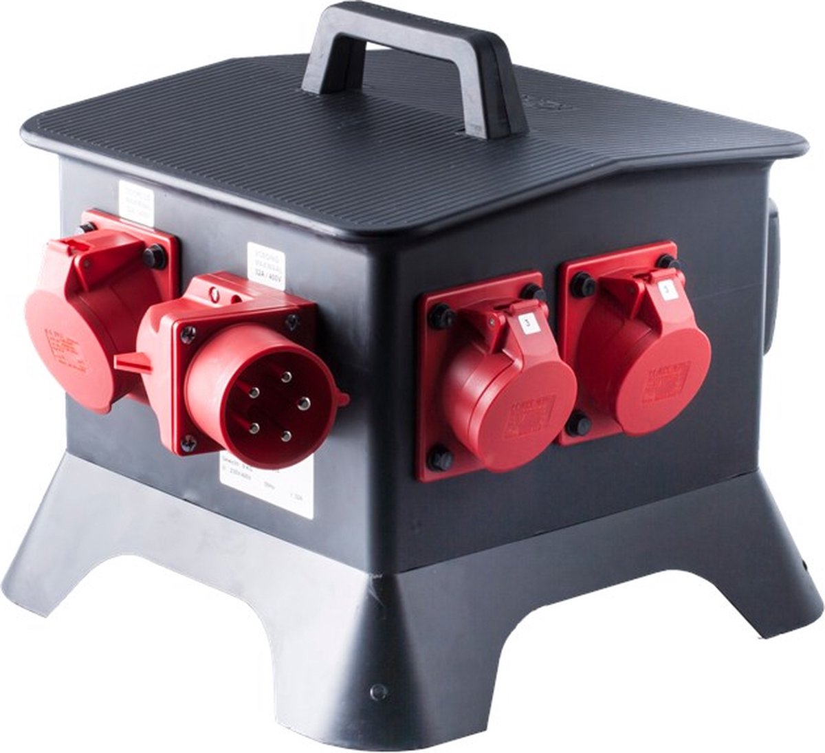 Keraf KE27-1 Rubber verdeelkast - 230/400V | bol.com