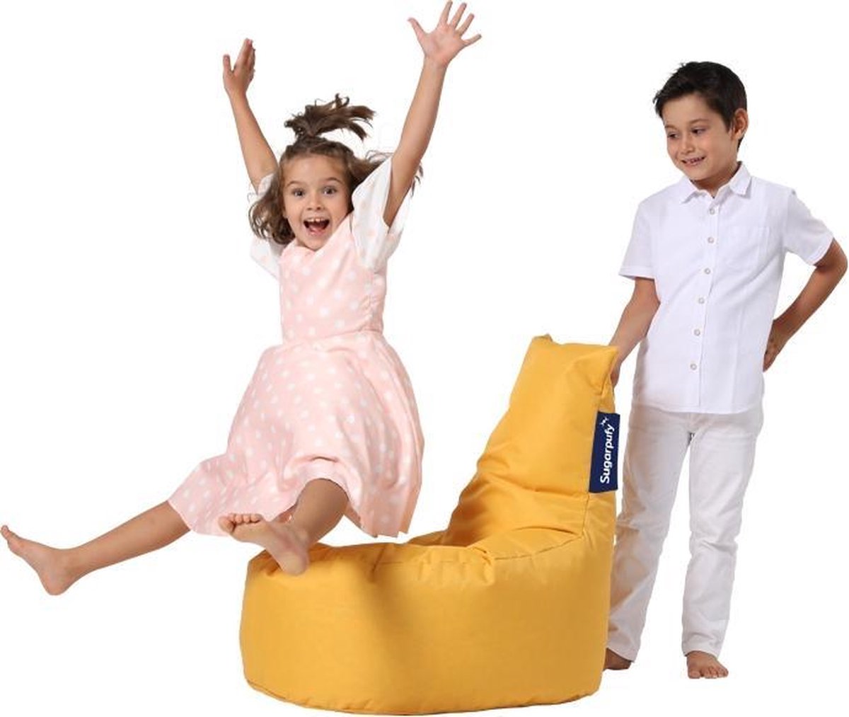 Sugarpufy Gamer Zitzak Kids Waterafstotend - Geel | bol