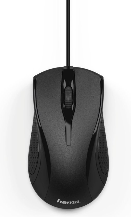 Hama Optische Muis Met 3 Knoppen MC-200 Met Kabel Zwart | bol