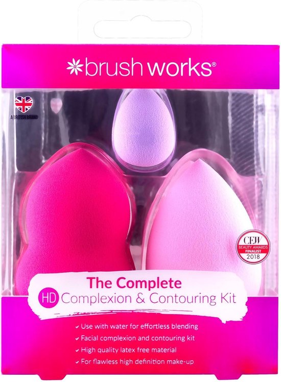 Brushworks HD Complexion & Contouring Sponge Set | bol