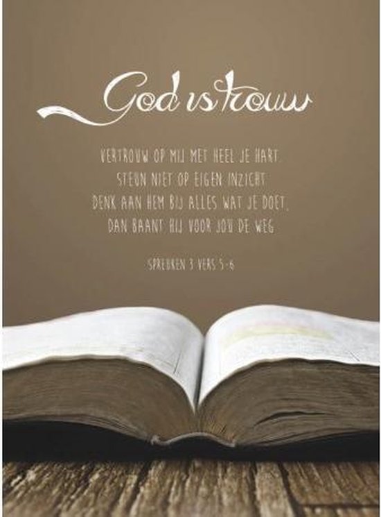 Kaart - God is trouw - Bijbel - Christelijk - Majestic Ally - 6 stuks | bol