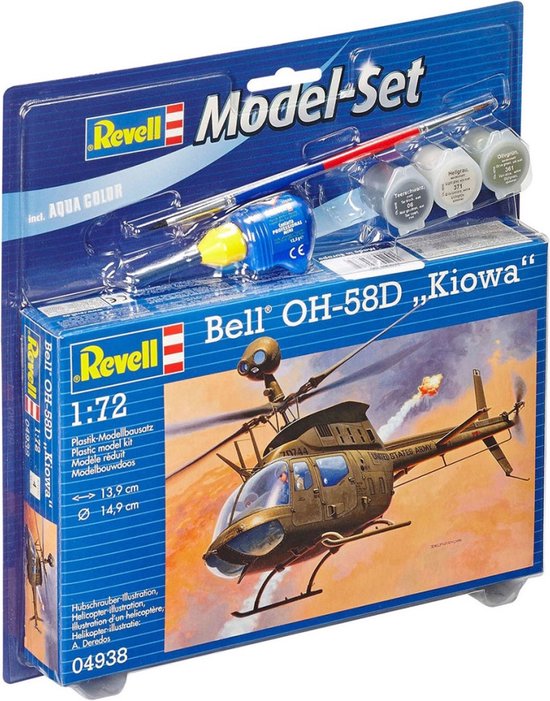 Revell Model Set Bell OH-58D "Kiowa" | bol.com