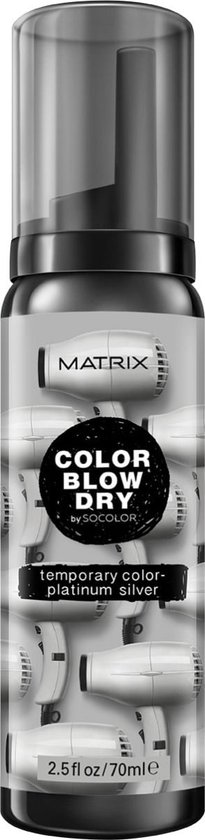 Matrix Haarverf Color Blow Dry Temporary Color Platinum Silver | bol.com
