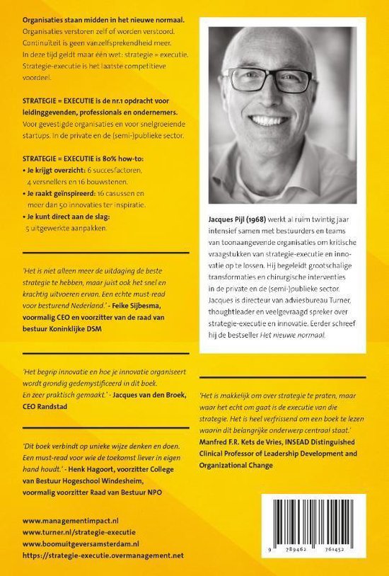 Strategie = Executie | 9789462761452 | Jacques Pijl | Boeken | bol.com