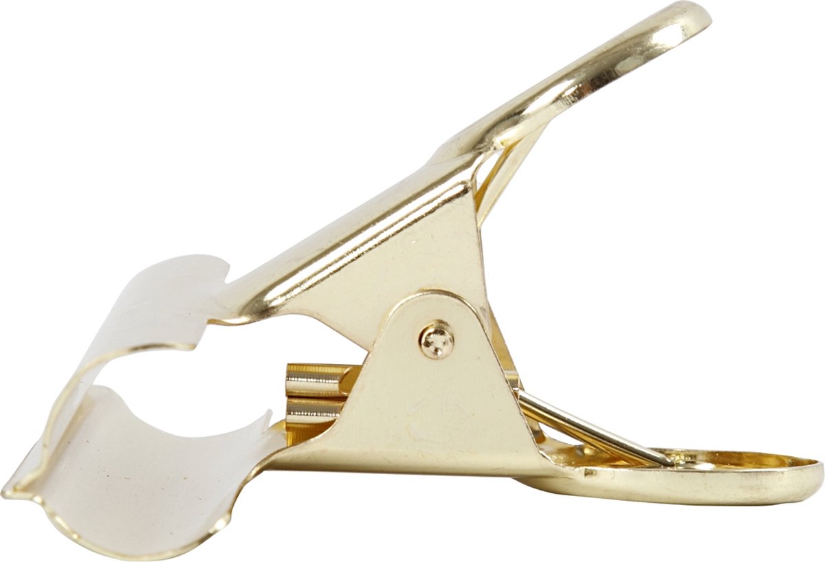 Metalen klem. B: 7.5 cm. koper. 6 stuk/ 1 doos | bol.com