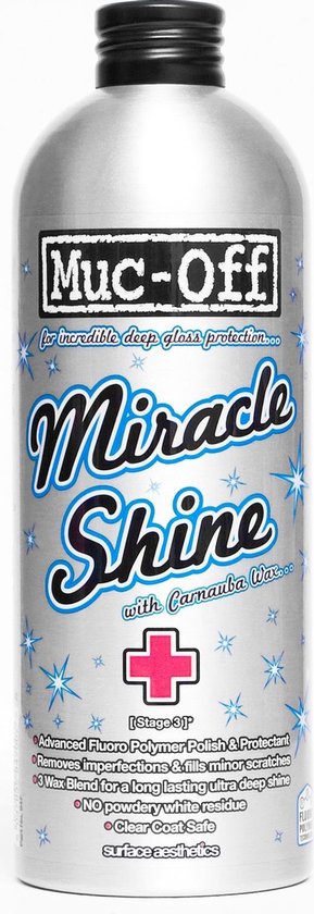 Muc-Off Miracle Shine Wax - Beschermt en geeft glans - 500ML | bol