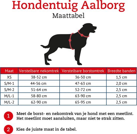 Hunter Hondentuig Aalborg Zwart - Hondenharnas - 36-50 cm | bol.com