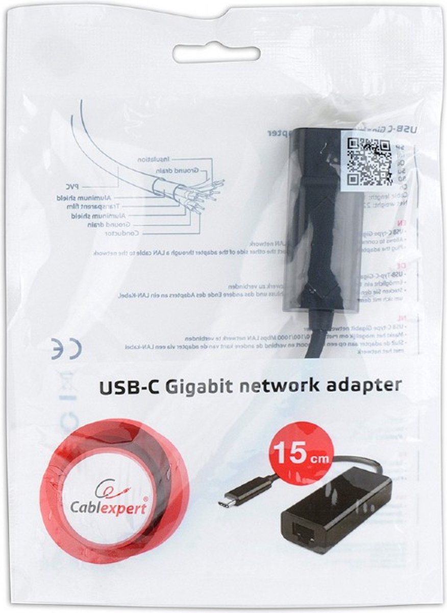 Cablexpert USB-C naar UTP adapter | bol