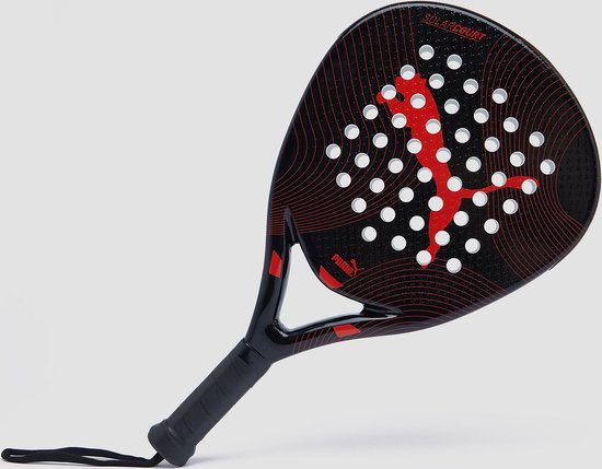 Puma Solarcourt Padel Racket - Zwart/Rood | bol