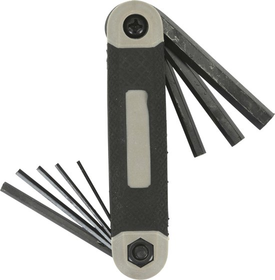 Set inbussleutel opvouwbaar van staal - 8-delig - gereedschap ...