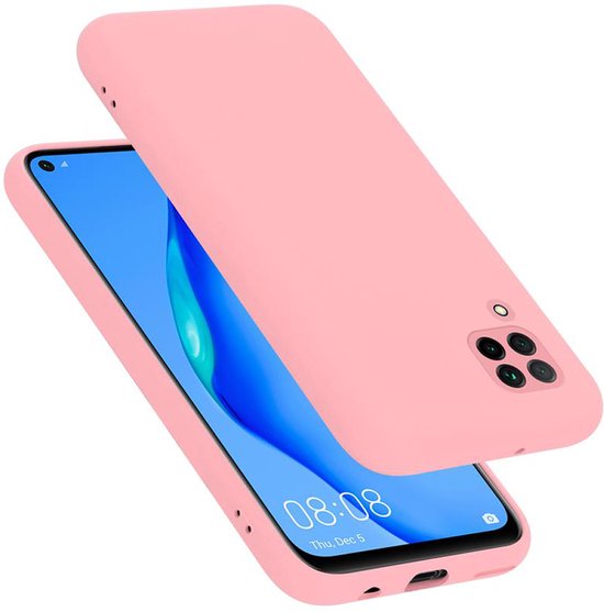 Cadorabo Hoesje geschikt voor Huawei NOVA 6 SE / P40 LITE / NOVA 7i in LIQUID ROZE -... | bol
