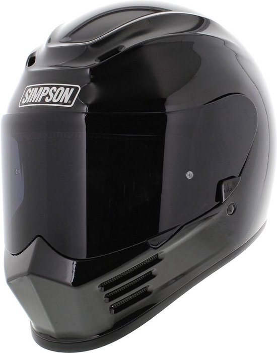 Simpson Speed Casque intégral casque de moto noir brillant XL | bol.com