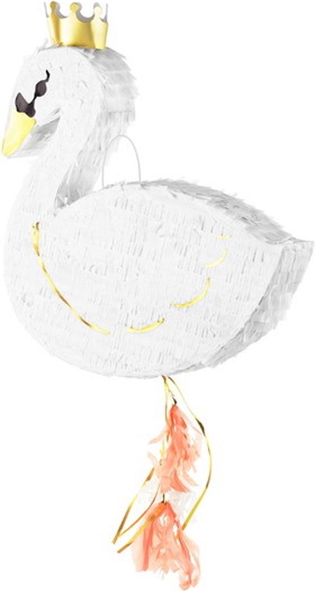 PartyDeco Pinata van papier - Zwaan vogels thema - 43 x 49 cm ...